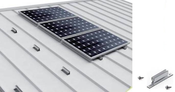 Estructuras de fijación de paneles solares en cubiertas y tejados