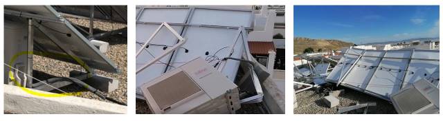 Estructuras de fijación de paneles solares en cubiertas y tejados